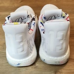 adidas | Shoes | Harden Vol 3 Doodle Boost G5422 White Adidas | Poshmark
